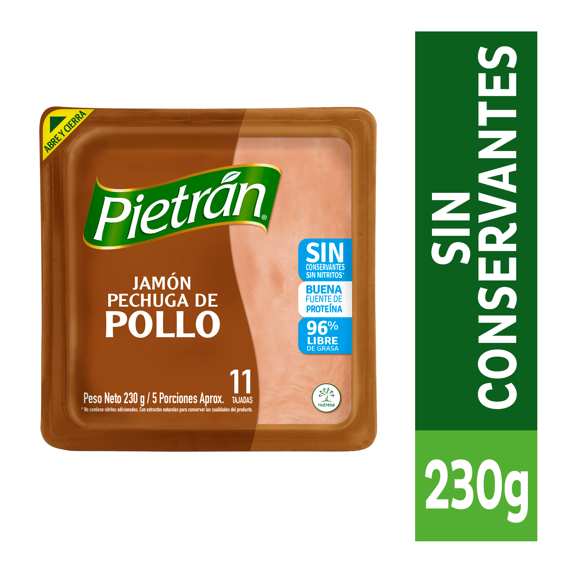 Jamón de Pechuga de Pollo 230g | Pietrán.com.co