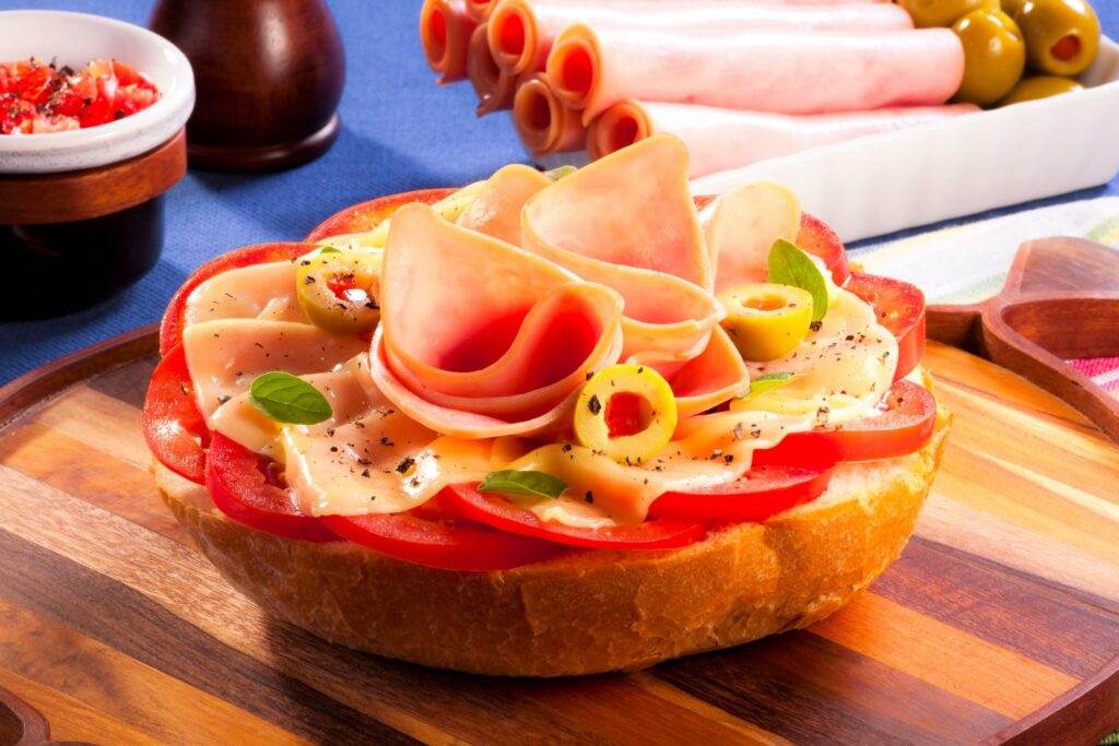 Pan con tomate y Jamón de cerdo en Recetas Pietrán