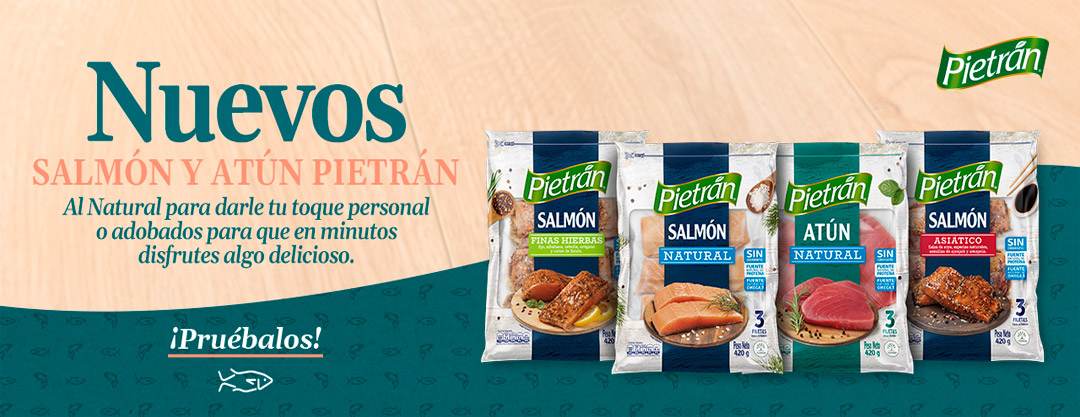 Conoce las deliciosas recetas con Salmón y Atún Pietrán