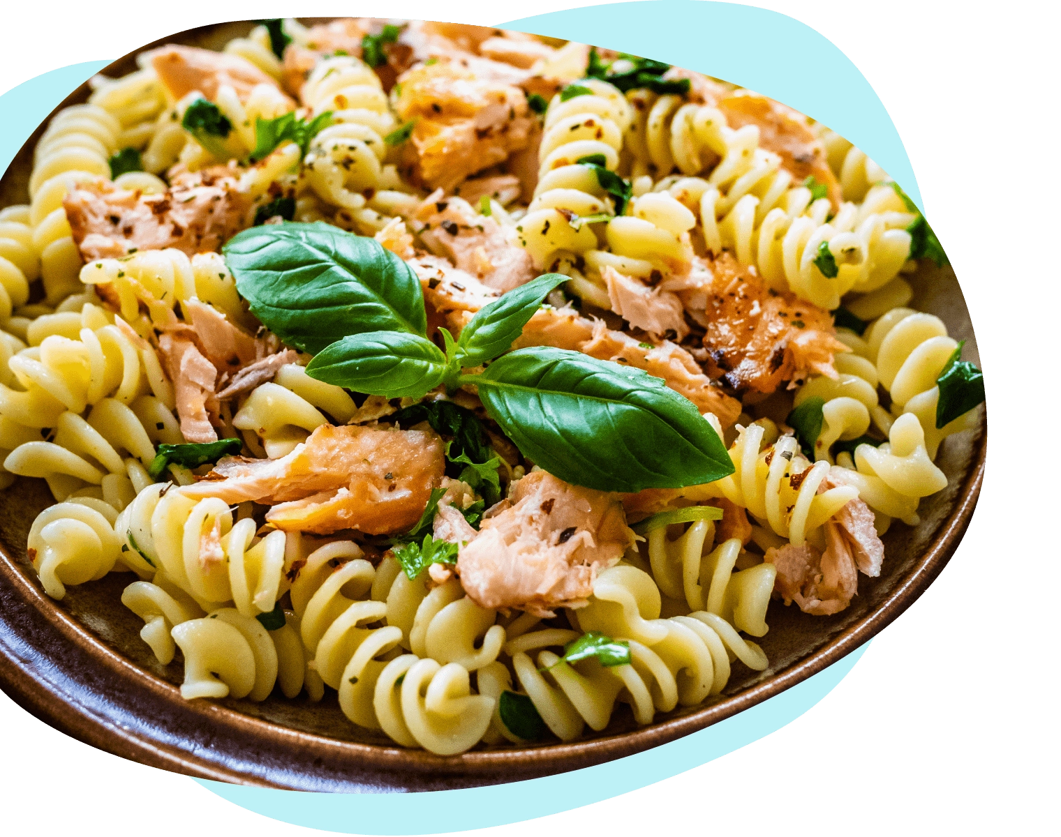 Pasta fusilli con salmón al curry Pietrán